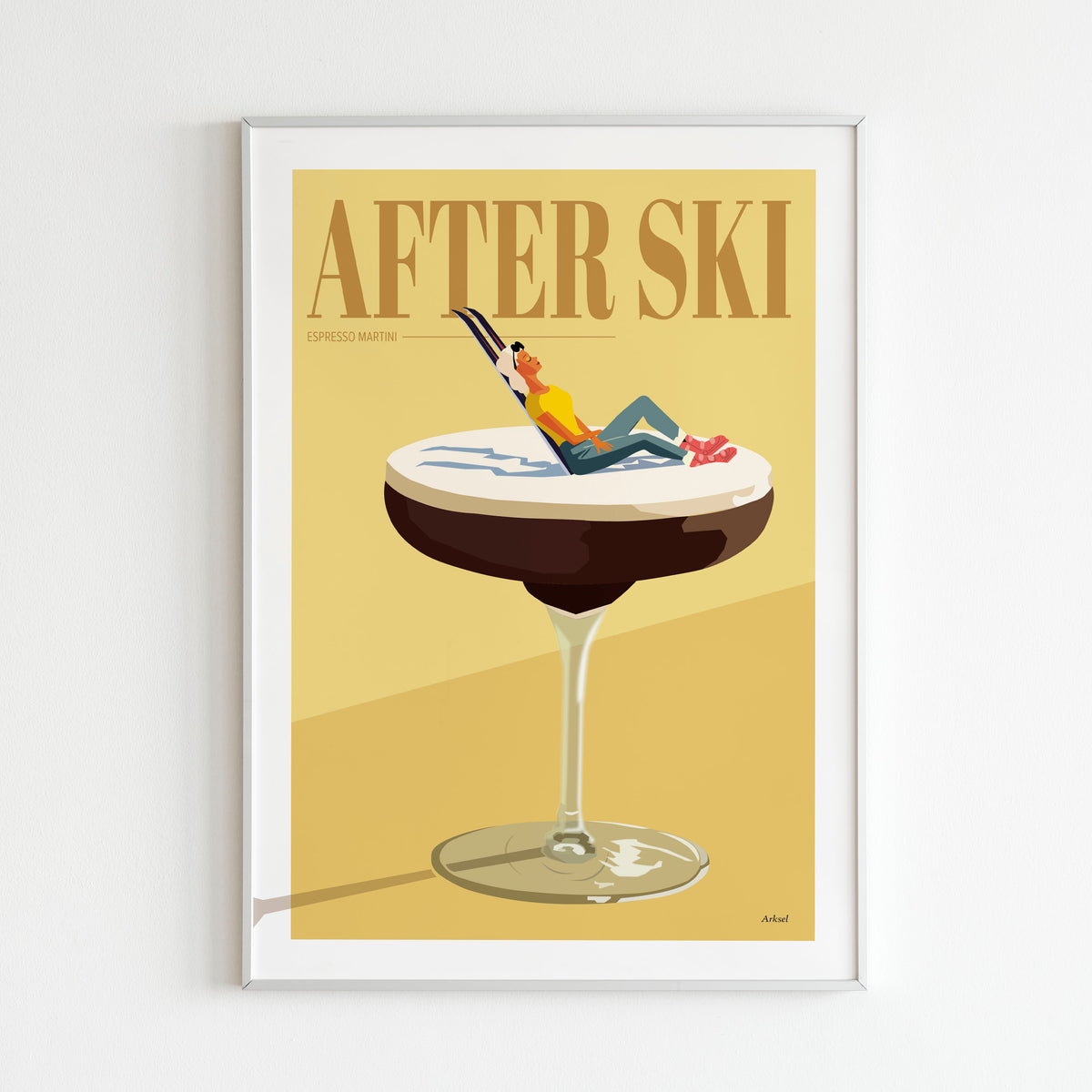 Afterski Espresso Martini Poster - 50x70 - Merchsweden
